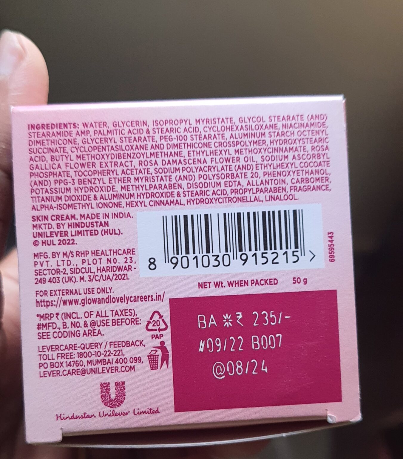 Simplyfyit » Fashion & Beauty Review of Glow and Lovely Hydraglow Rose ...